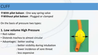 Endotracheal tube | PPTX