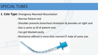 Endotracheal tube | PPTX | Ear, Nose and Throat Conditions | Diseases ...