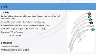 Endotracheal Tube Size