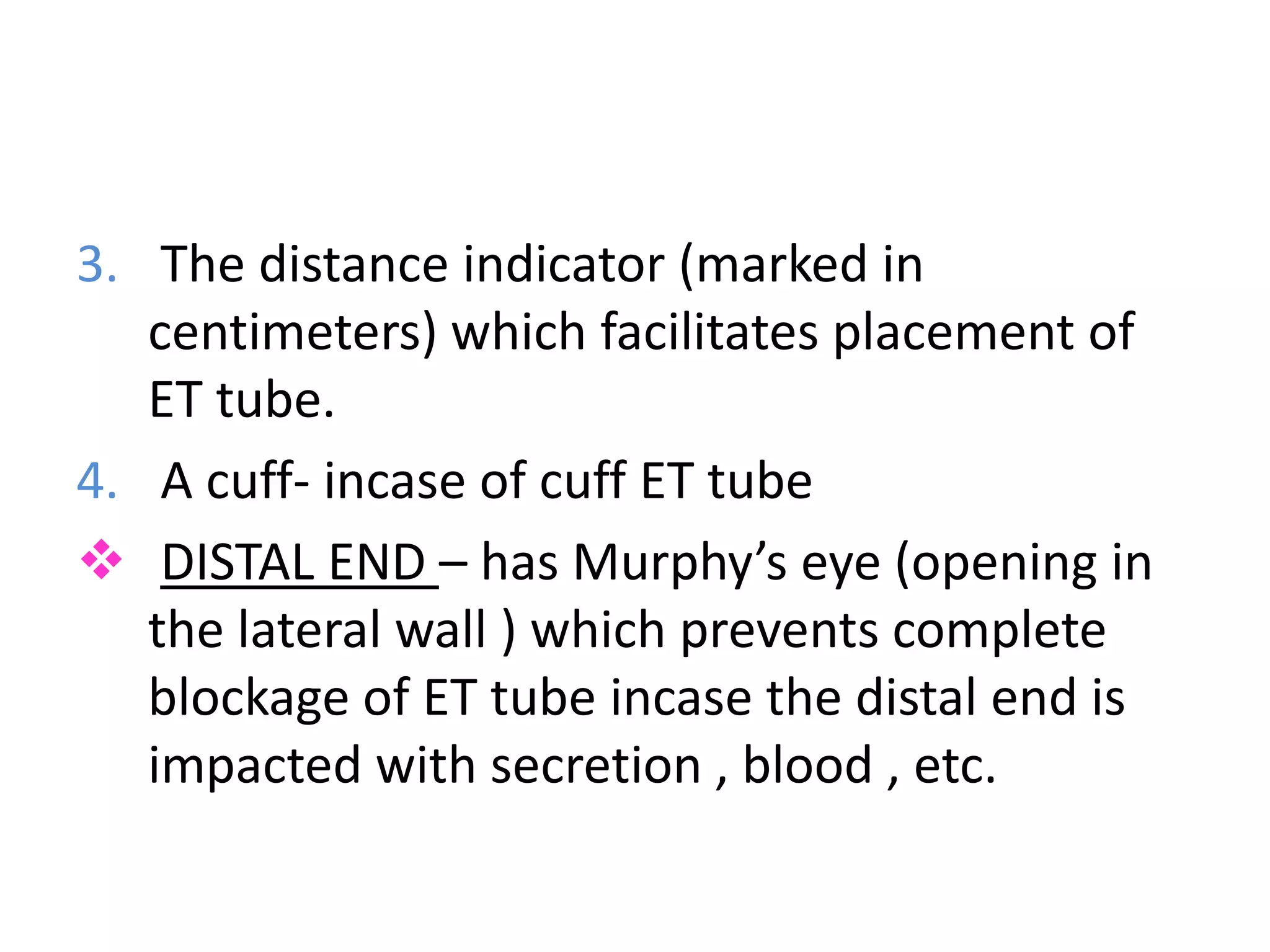 Endotracheal tubes | PPTX