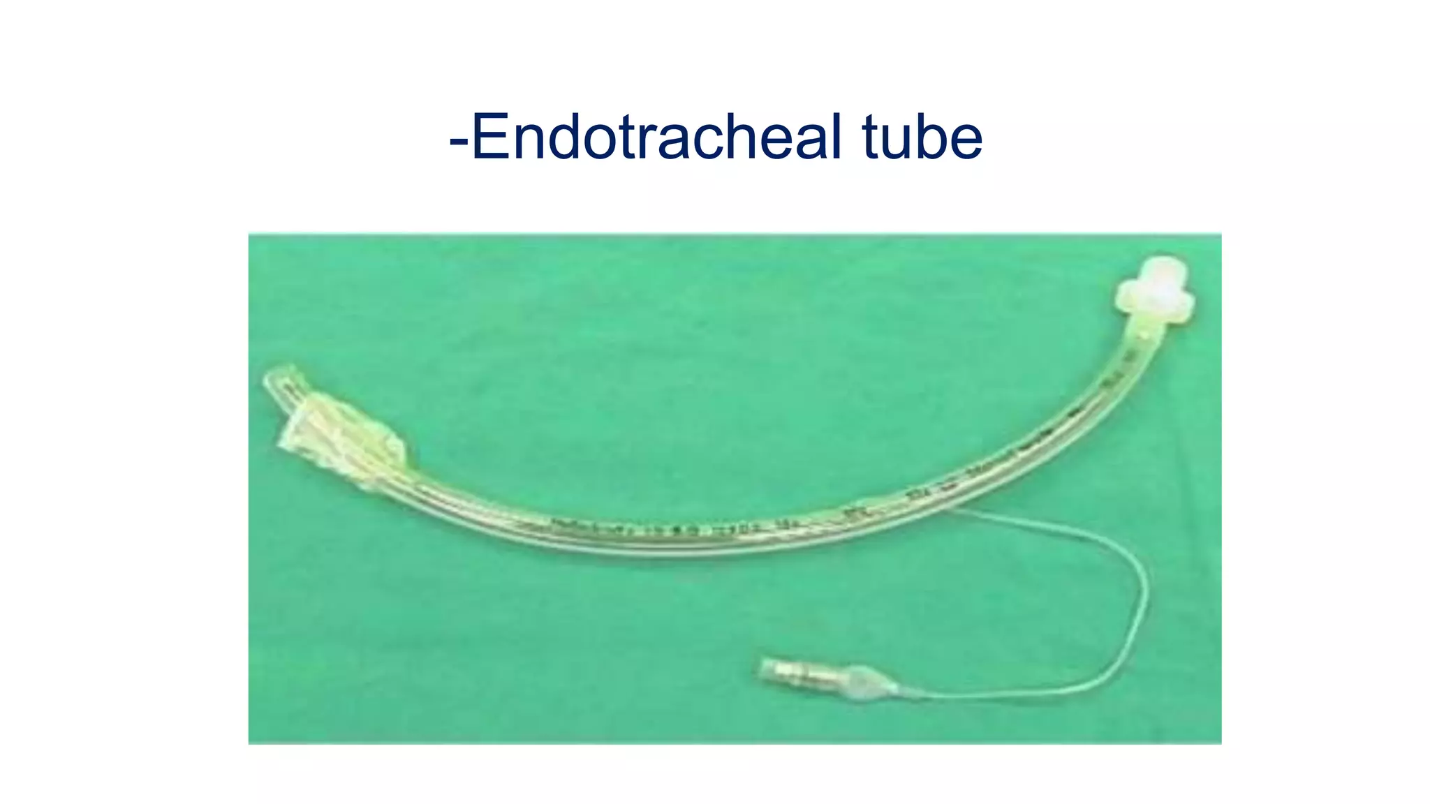 #Endotracheal tubes and intubation | PPT