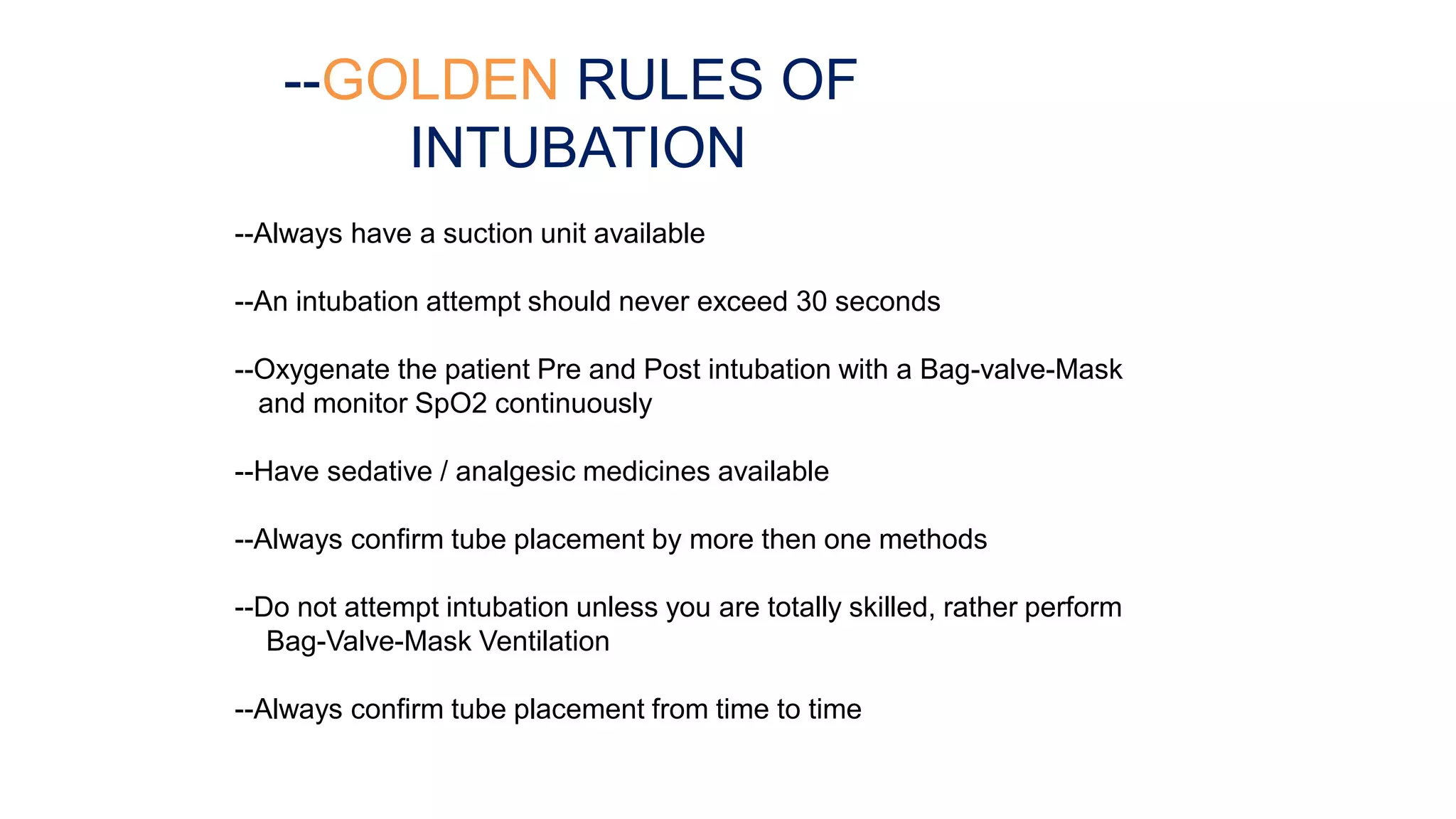 #Endotracheal tubes and intubation | PPT