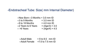 #Endotracheal tubes and intubation | PPT