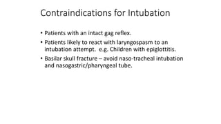 endotrachial intubation.pptx | Lung and Respiratory Health | Diseases ...