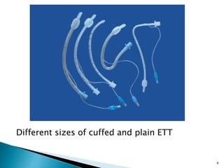 Endotrachial intubation ppt | PPTX