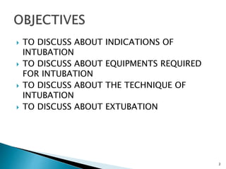 Endotrachial intubation ppt | PPT