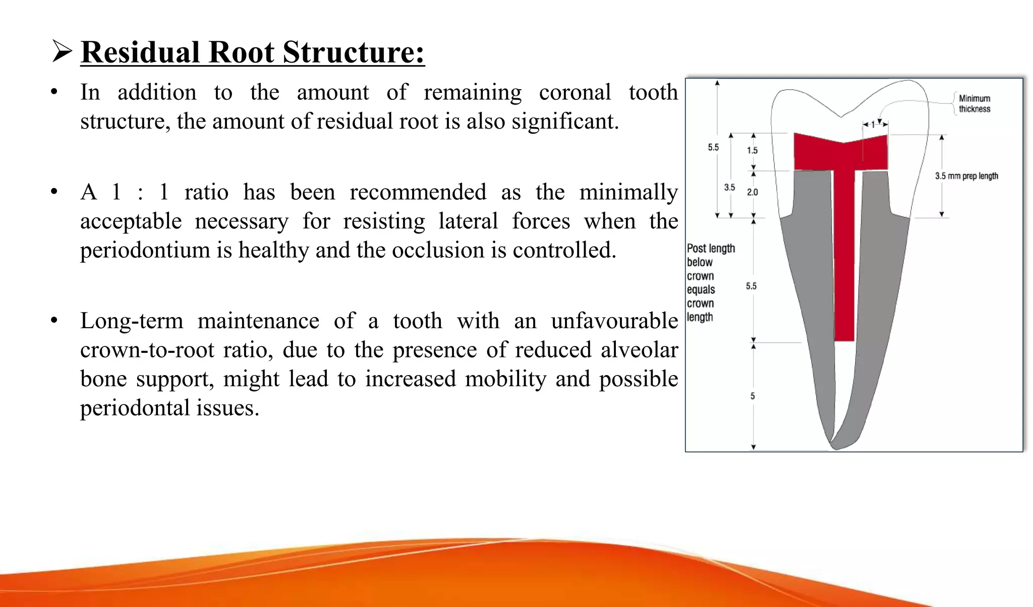 Rehabilitation of endodontically treated teeth : Post & Core | PPTX