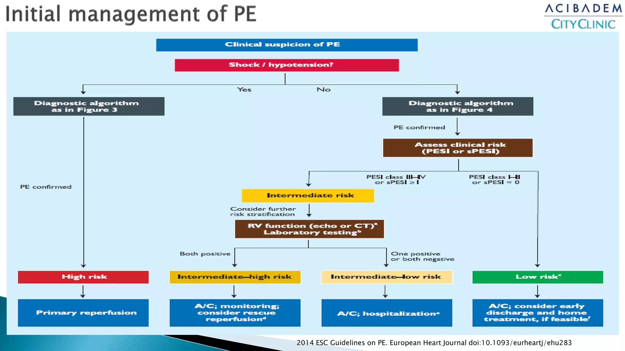 Endovascular and surgical treatment of pulmonary embolism 26.11.17