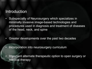 Endovascular neurosurgery | PPTX