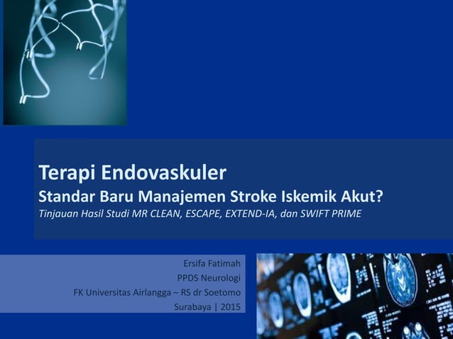Terapi Endovaskuler, Standar Baru Manajemen Stroke Iskemik Akut? | PDF | Brain and Nervous ...