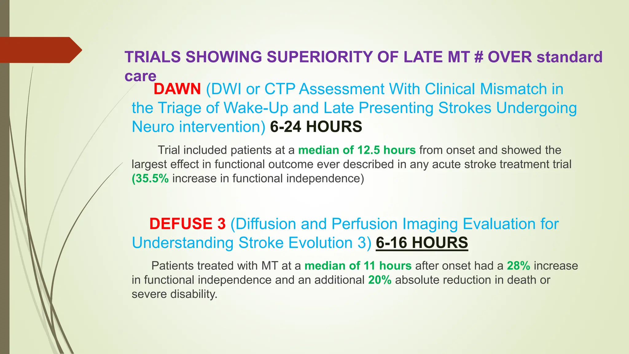 Endovascular therapy Neuro intervention (MT) in AIS Dr Ganesh.pptx
