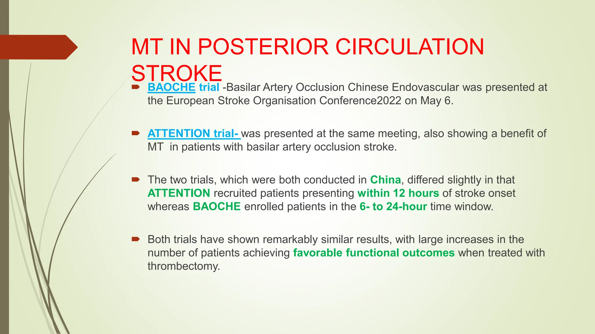 Endovascular therapy Neuro intervention (MT) in AIS Dr Ganesh.pptx