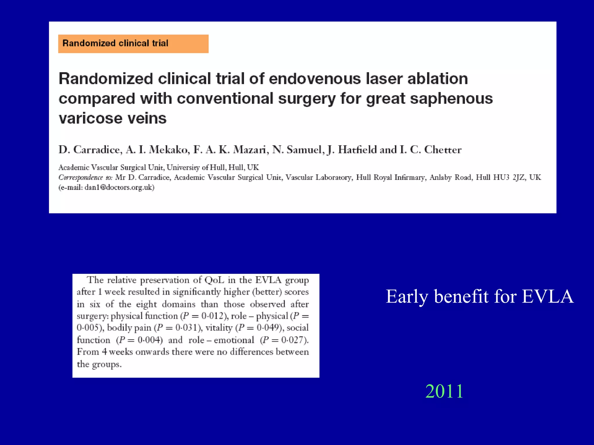 Endovenous or surgical treatment of cvi | PPT