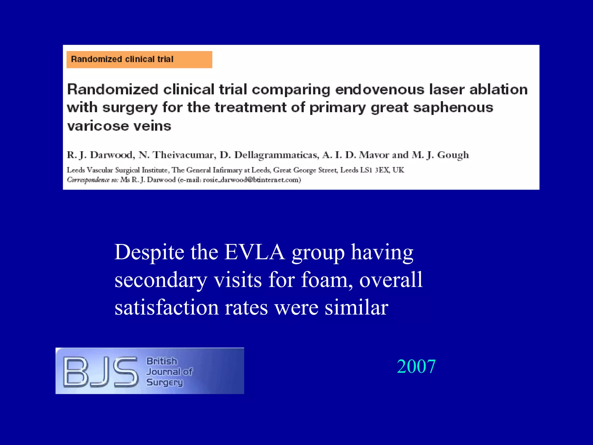 Endovenous or surgical treatment of cvi | PPT