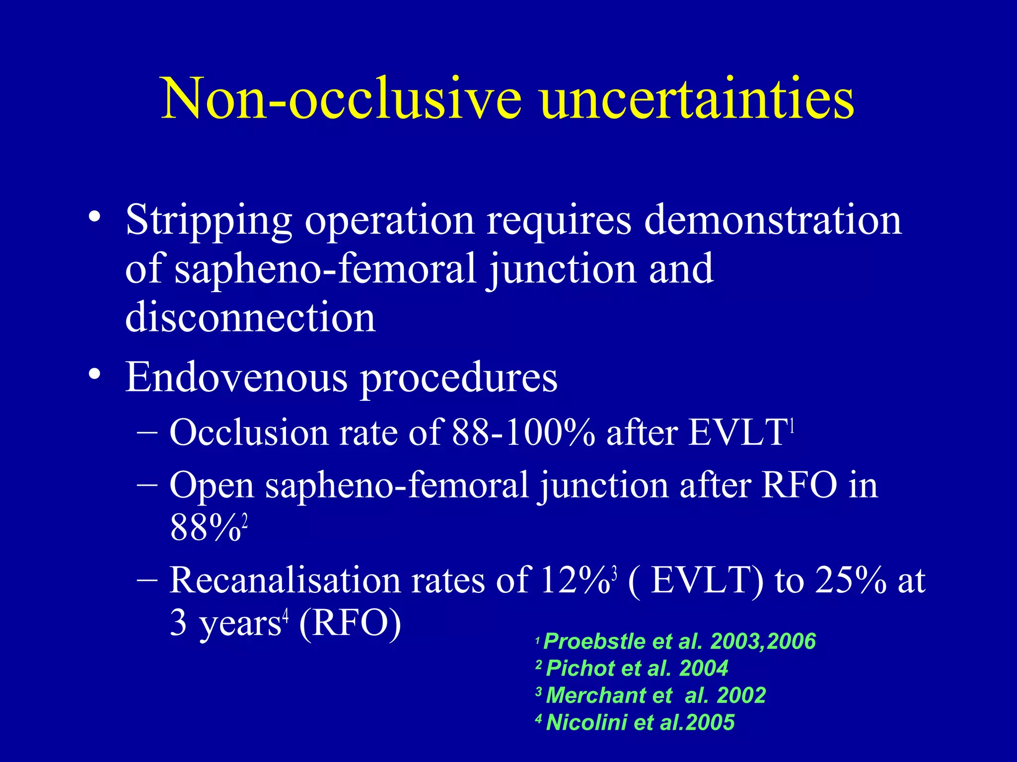 Endovenous or surgical treatment of cvi | PPT