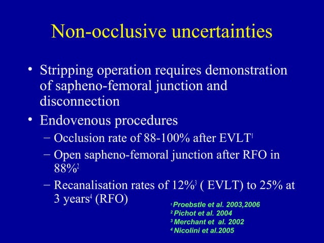Endovenous or surgical treatment of cvi | PPT