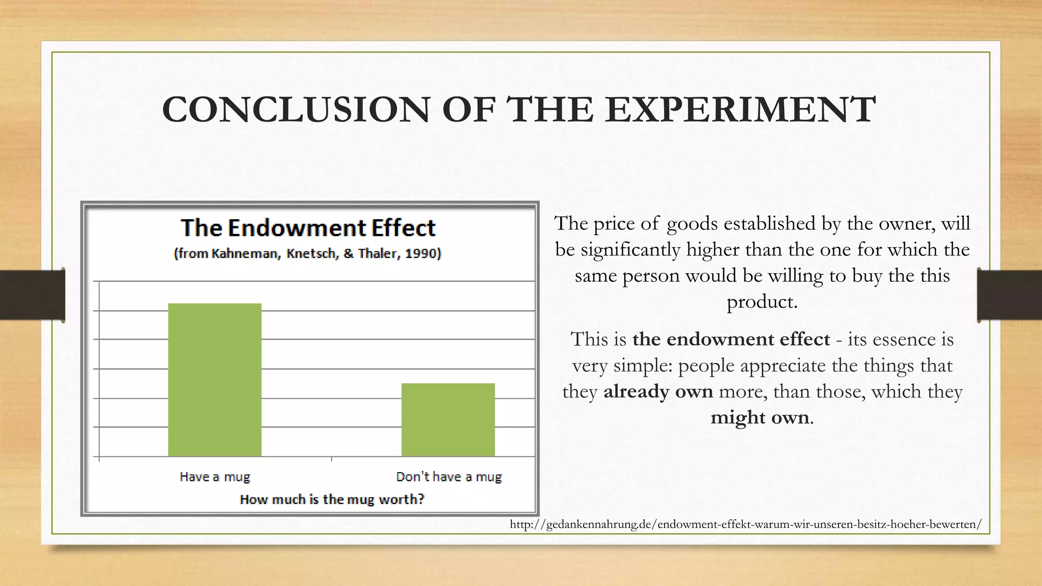 Endowment effect in inbound marketing | PPT