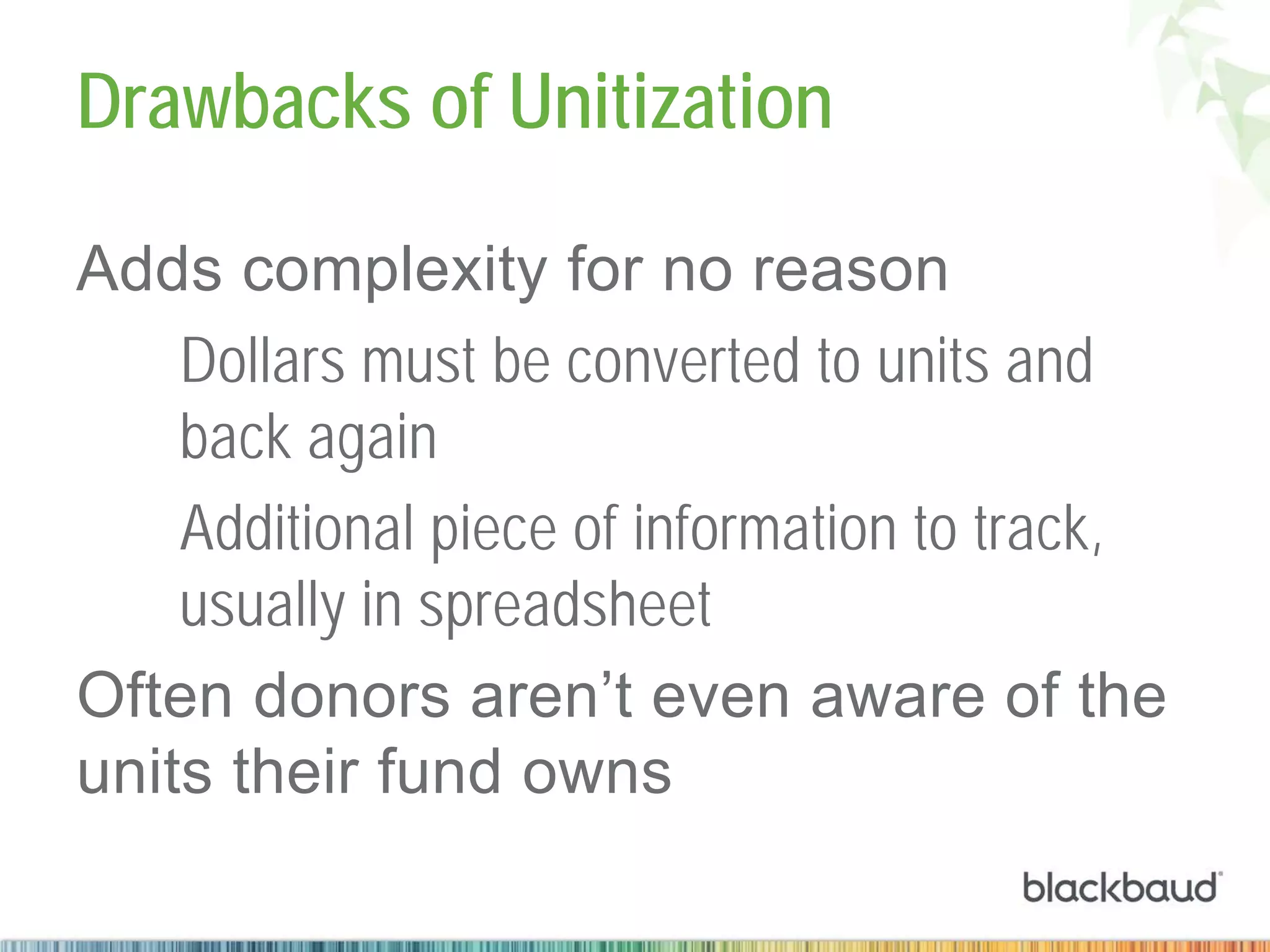 Endowment Management: Unitization | PDF