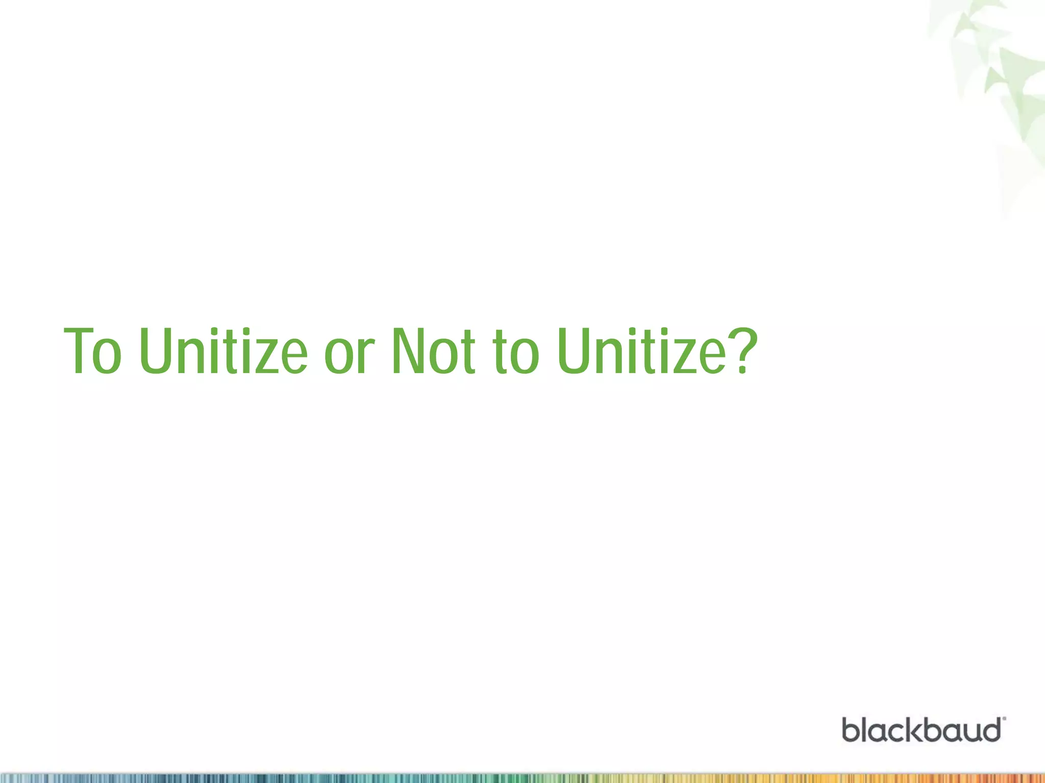 Endowment Management: Unitization | PDF