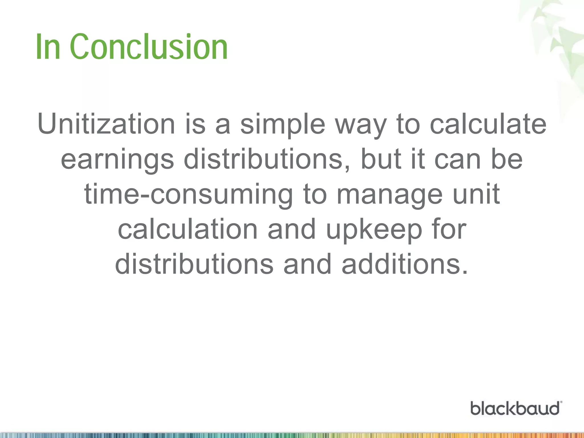 Endowment Management: Unitization | PDF