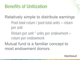 Endowment Management: Unitization | PDF