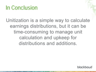 Endowment Management: Unitization | PDF