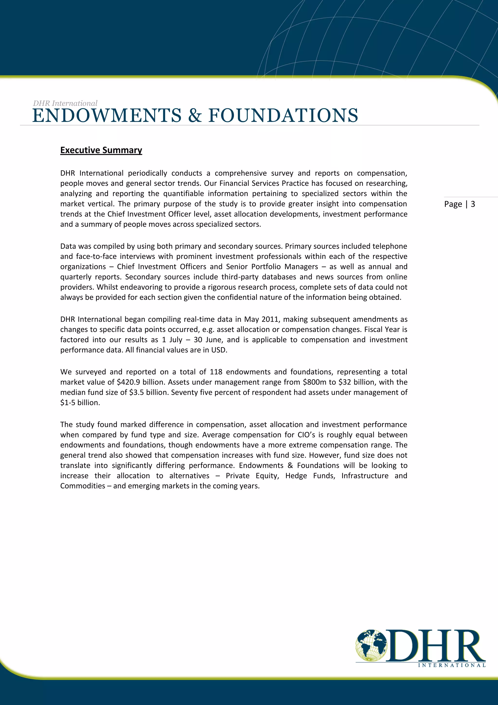 Endowments & Foundations 2011 | PDF