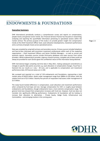 Endowments & Foundations 2011 | PDF