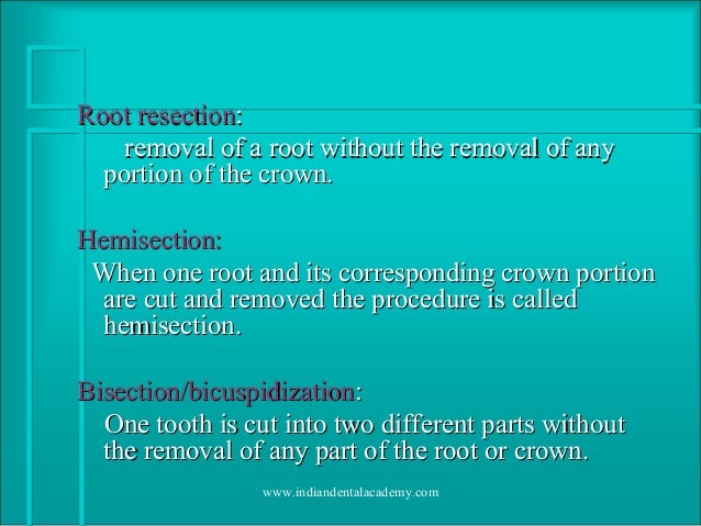 Endodontic periodontal relation / dental implant courses