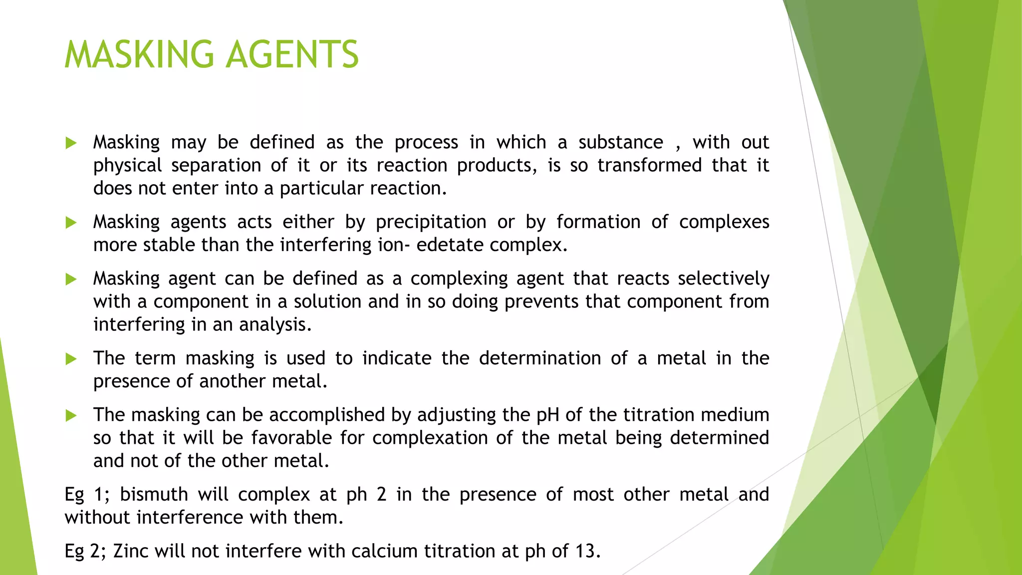 End point detection in complexometric titration | PPTX