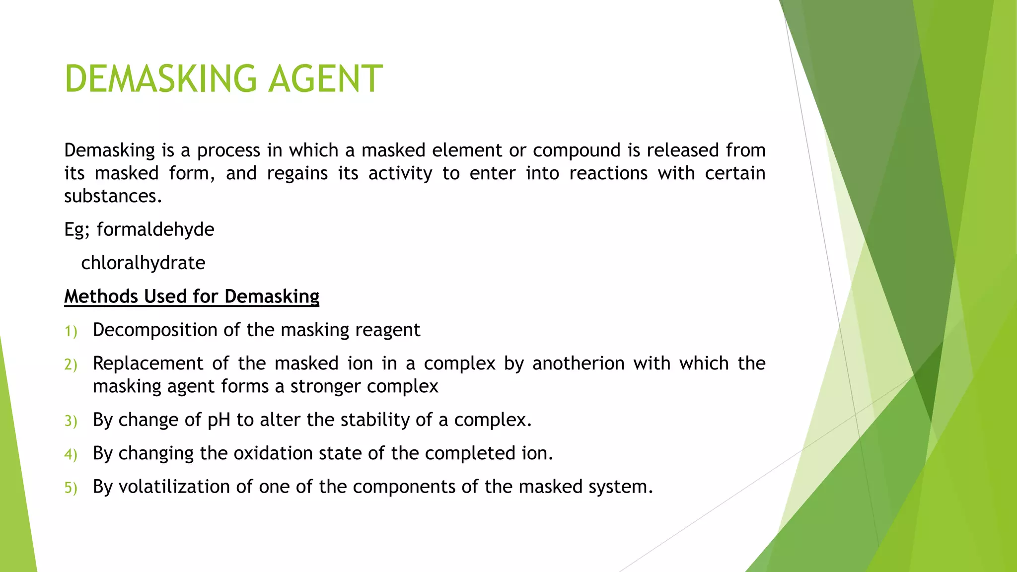 End point detection in complexometric titration | PPTX