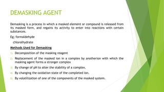End point detection in complexometric titration | PPTX