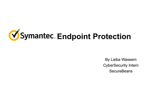 Symantec Endpoint Protection Presentation Slide | PDF