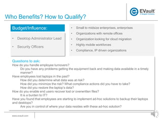 EVault Endpoint Protection | PPTX