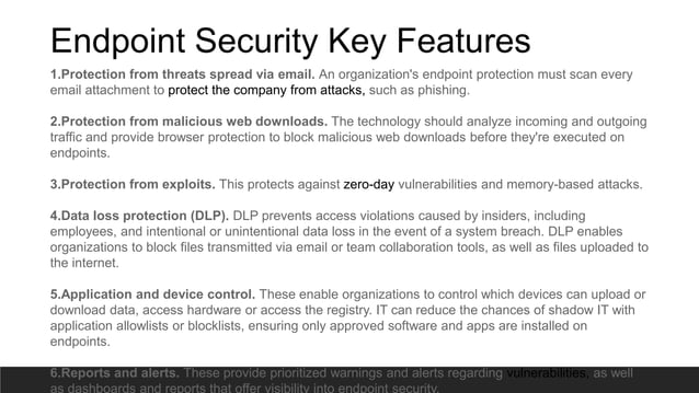 Endpoint Security Pres.pptx | Internet | Computing