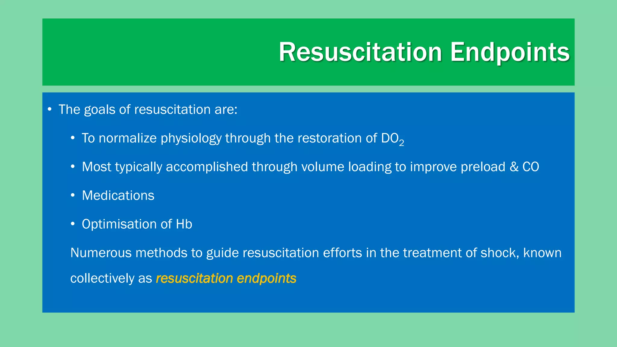 Endpoints of Resuscitation | PDF