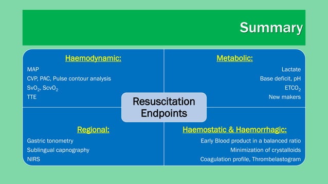 Endpoints of Resuscitation | PDF