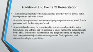 End points of resuscitation | PPTX
