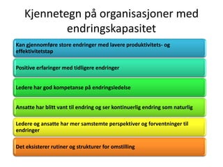 Endringsledelse | PPT