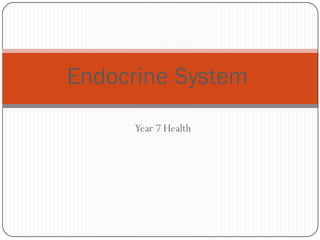 Endrocine system | PPT