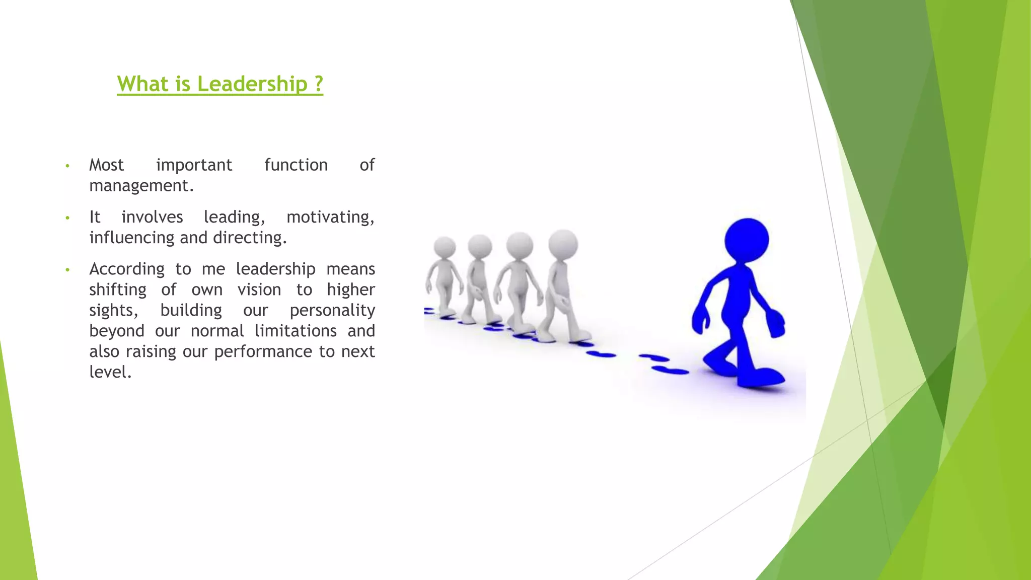 Leadership Thories | PPTX