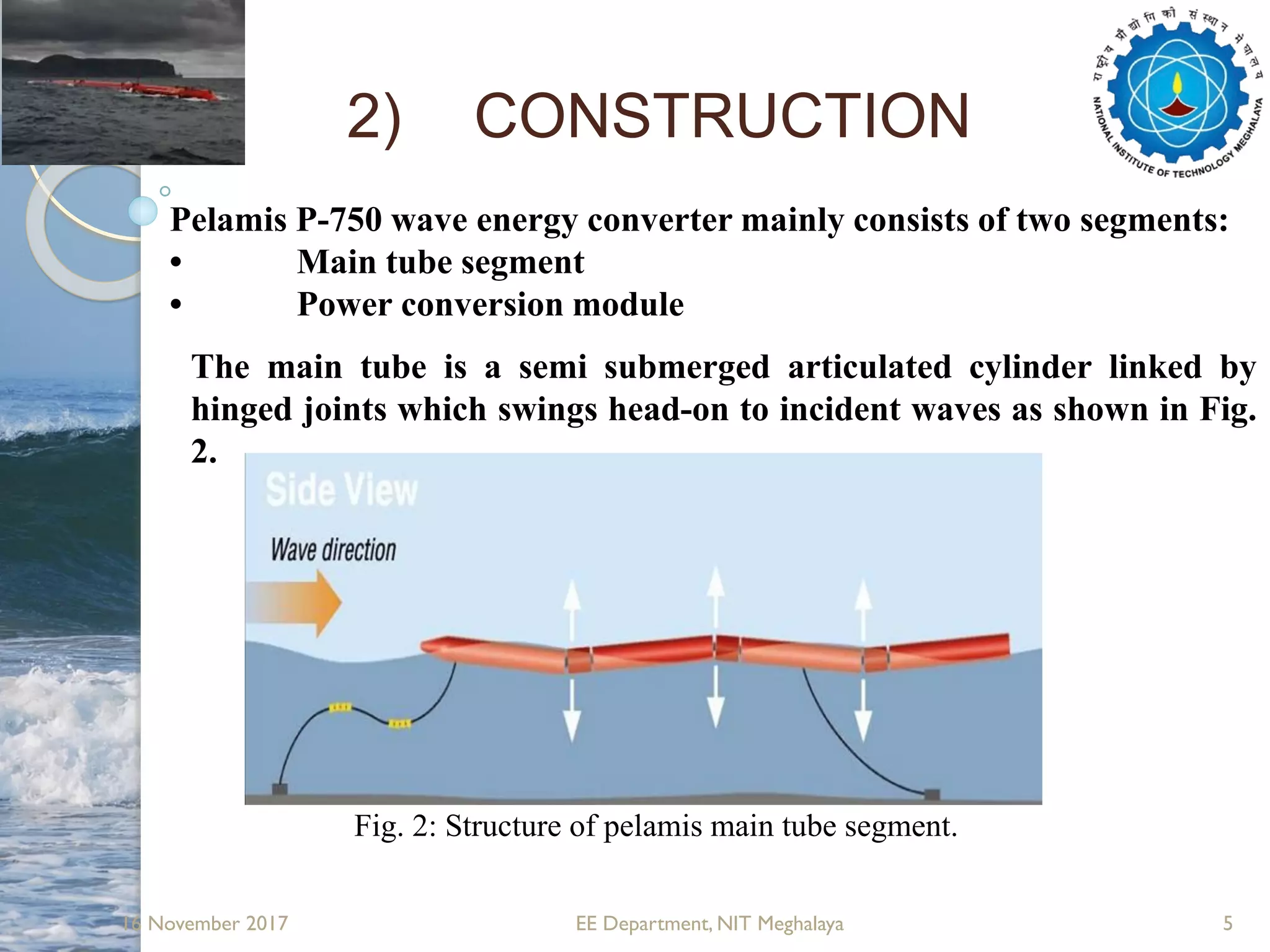 Pelamis wave energy converter | PDF