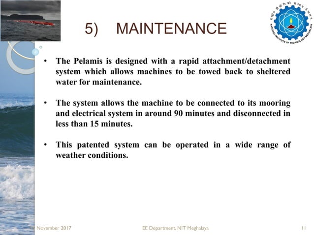 Pelamis wave energy converter | PDF