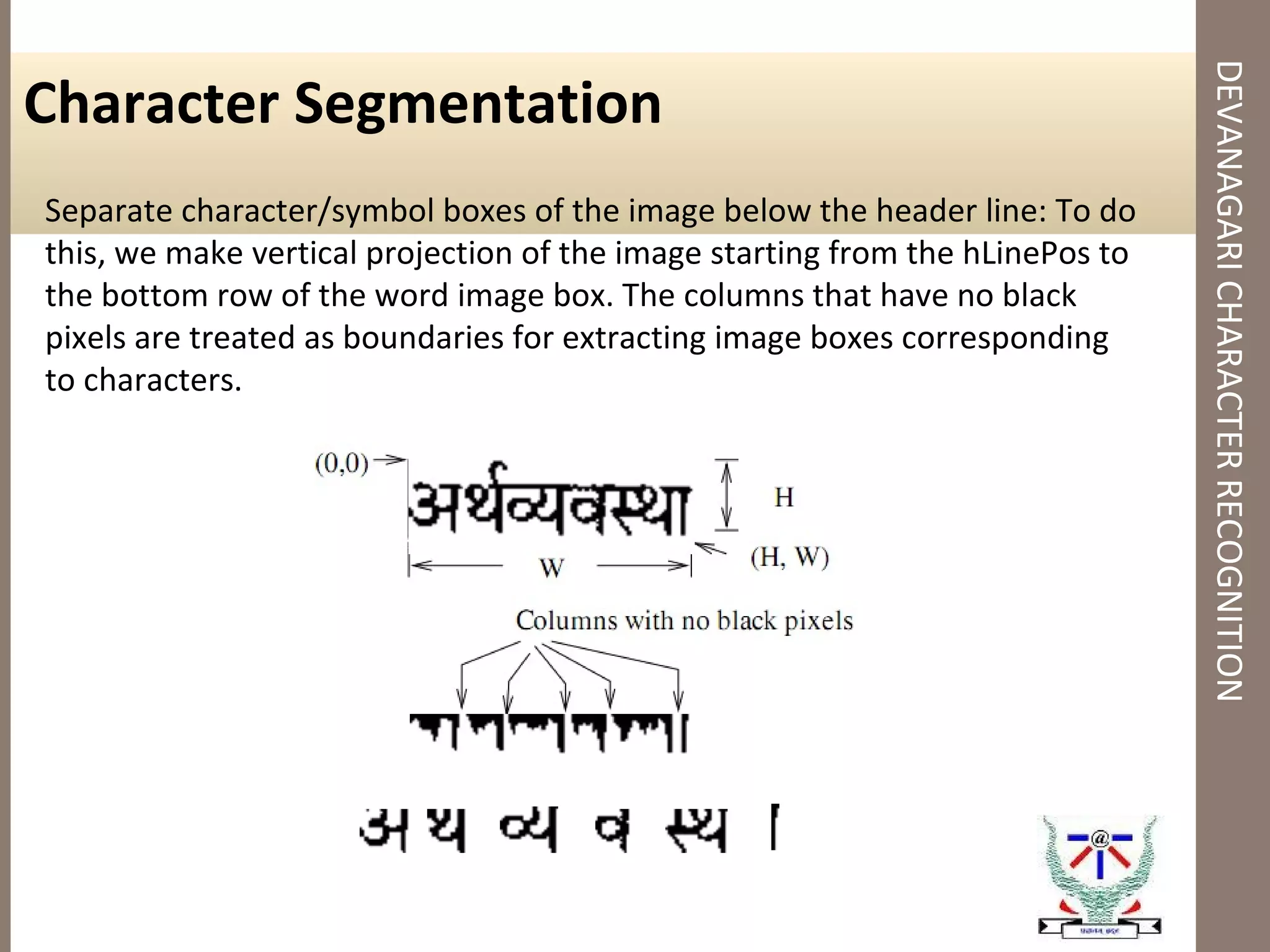 Devanagari Character Recognition Ppt