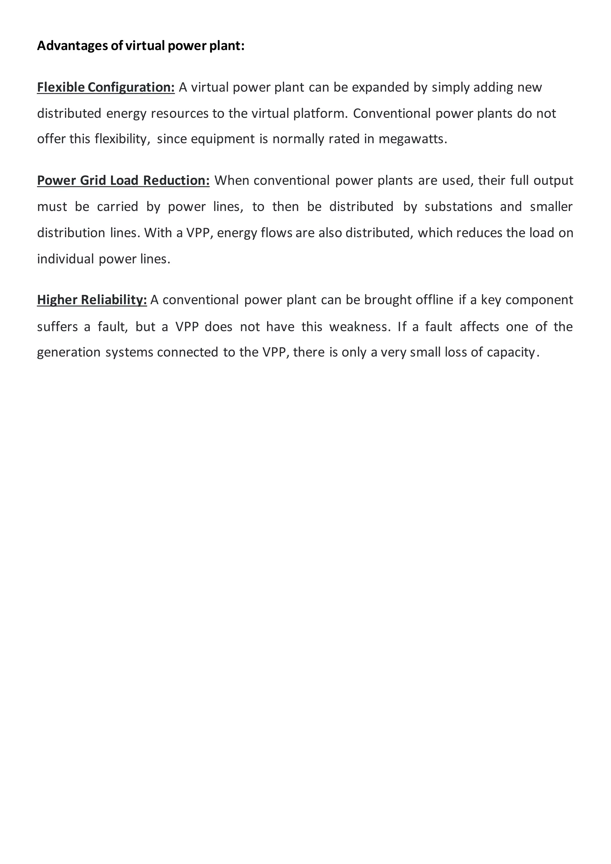 energy dispatch using virtual power plant | DOCX | Computer Networking | Computing