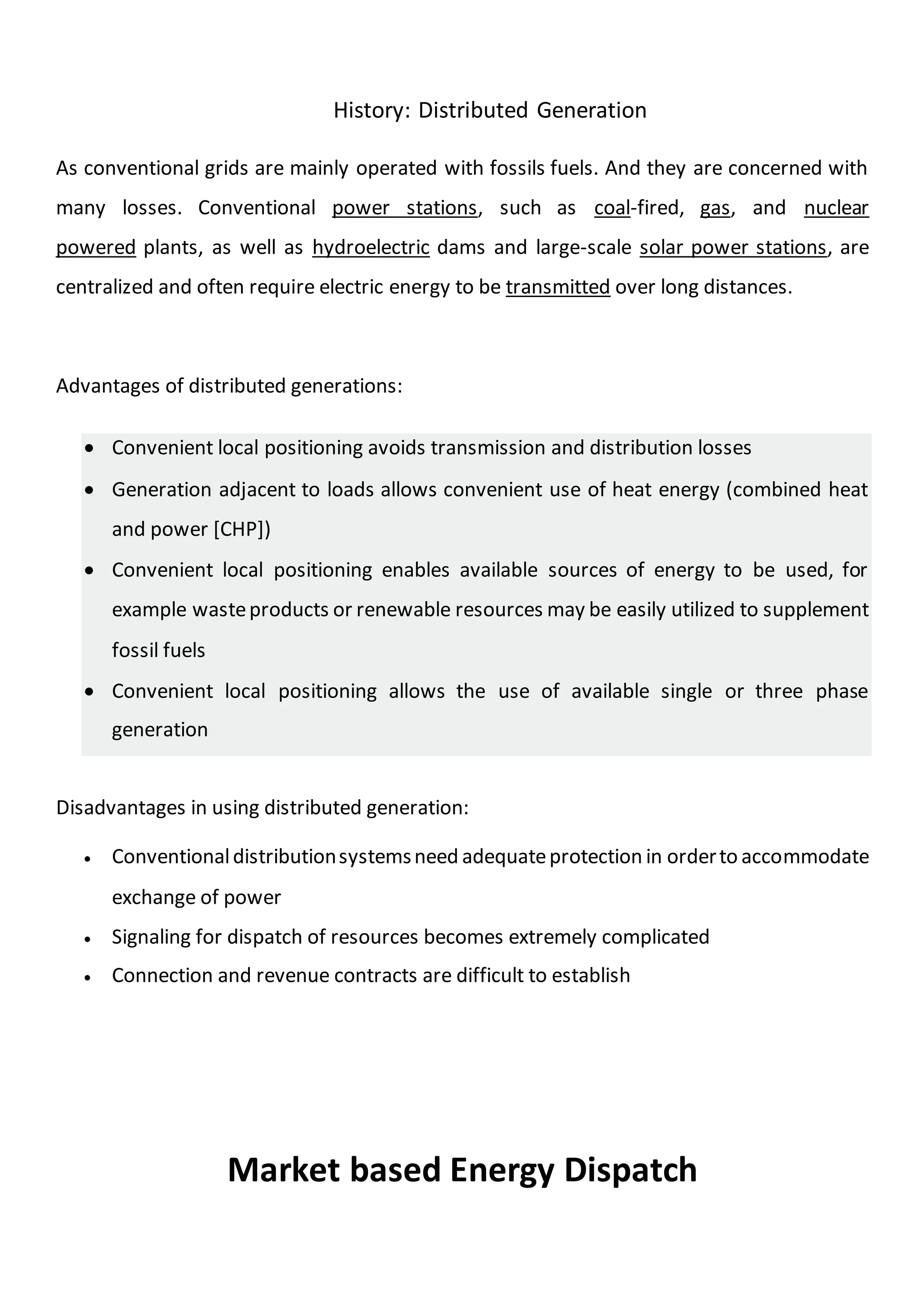 energy dispatch using virtual power plant | DOCX | Computer Networking | Computing