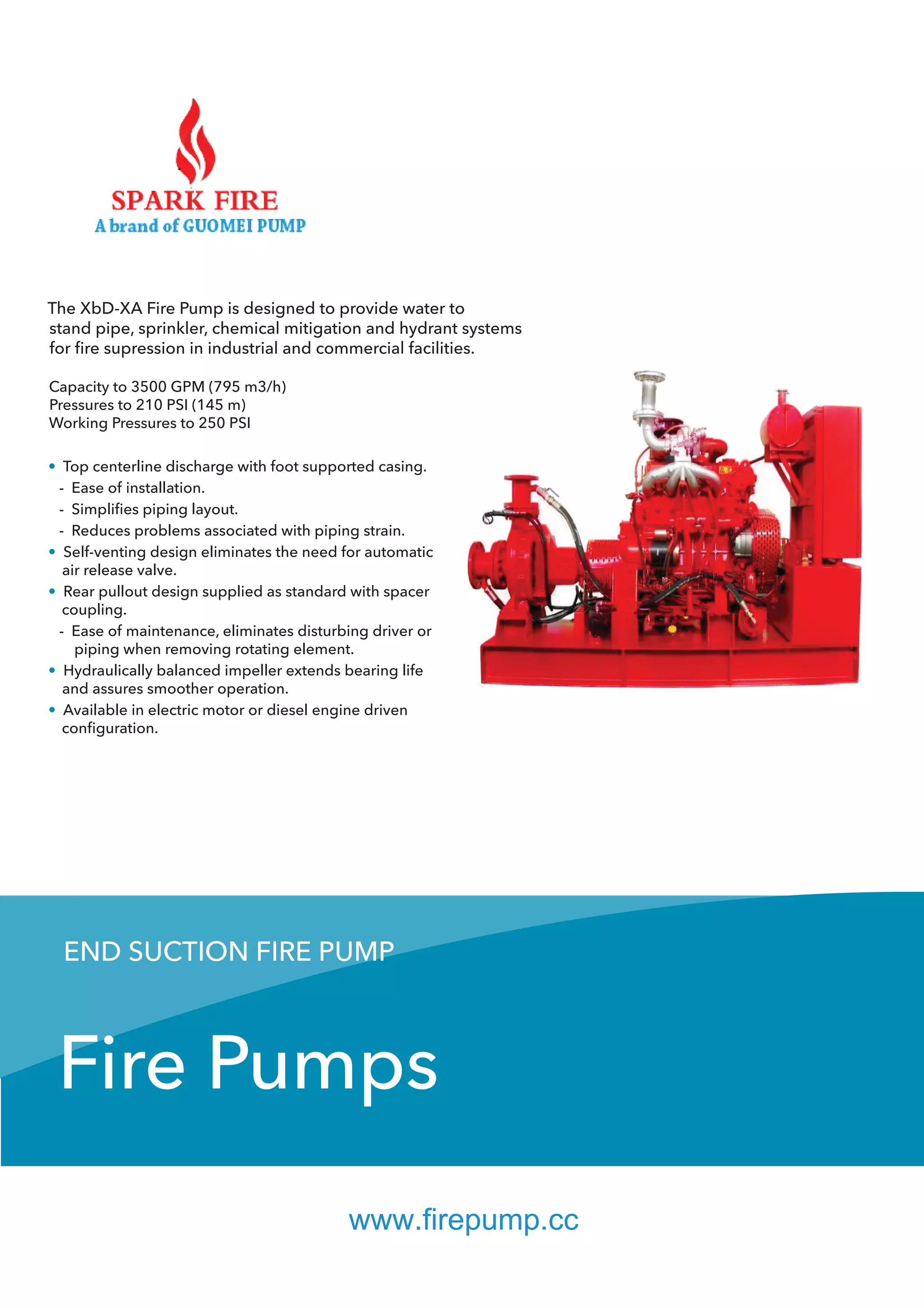 End suction fire pump | PDF