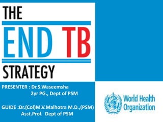 END TB 2015 strategy | PPTX