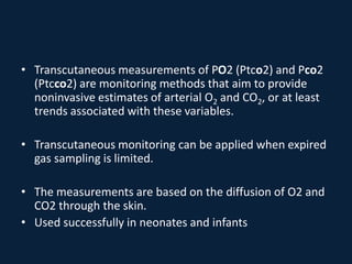 End tidal co2 and transcutaneous monitoring | PPT