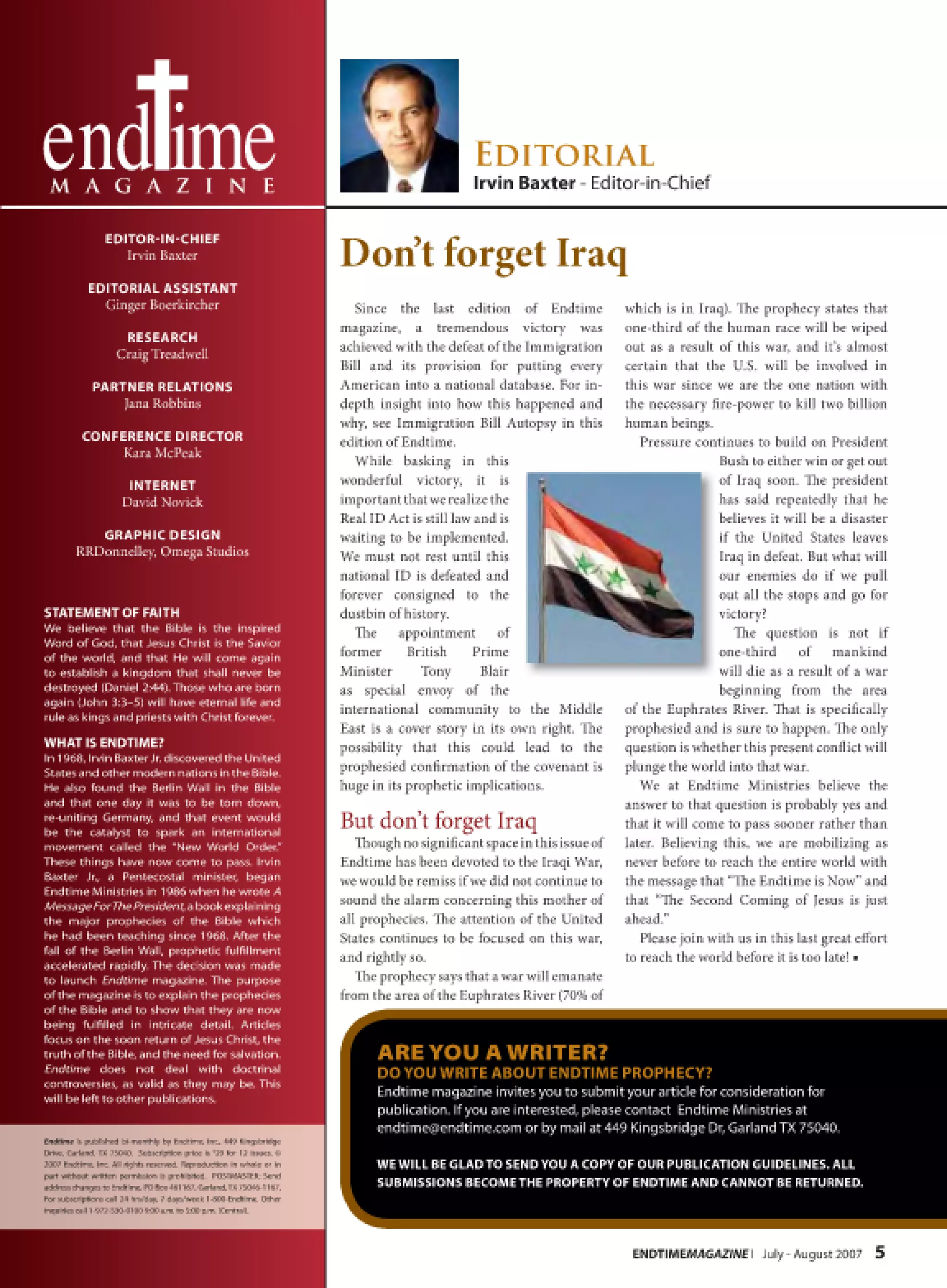 Endtime Magazine July August | PDF